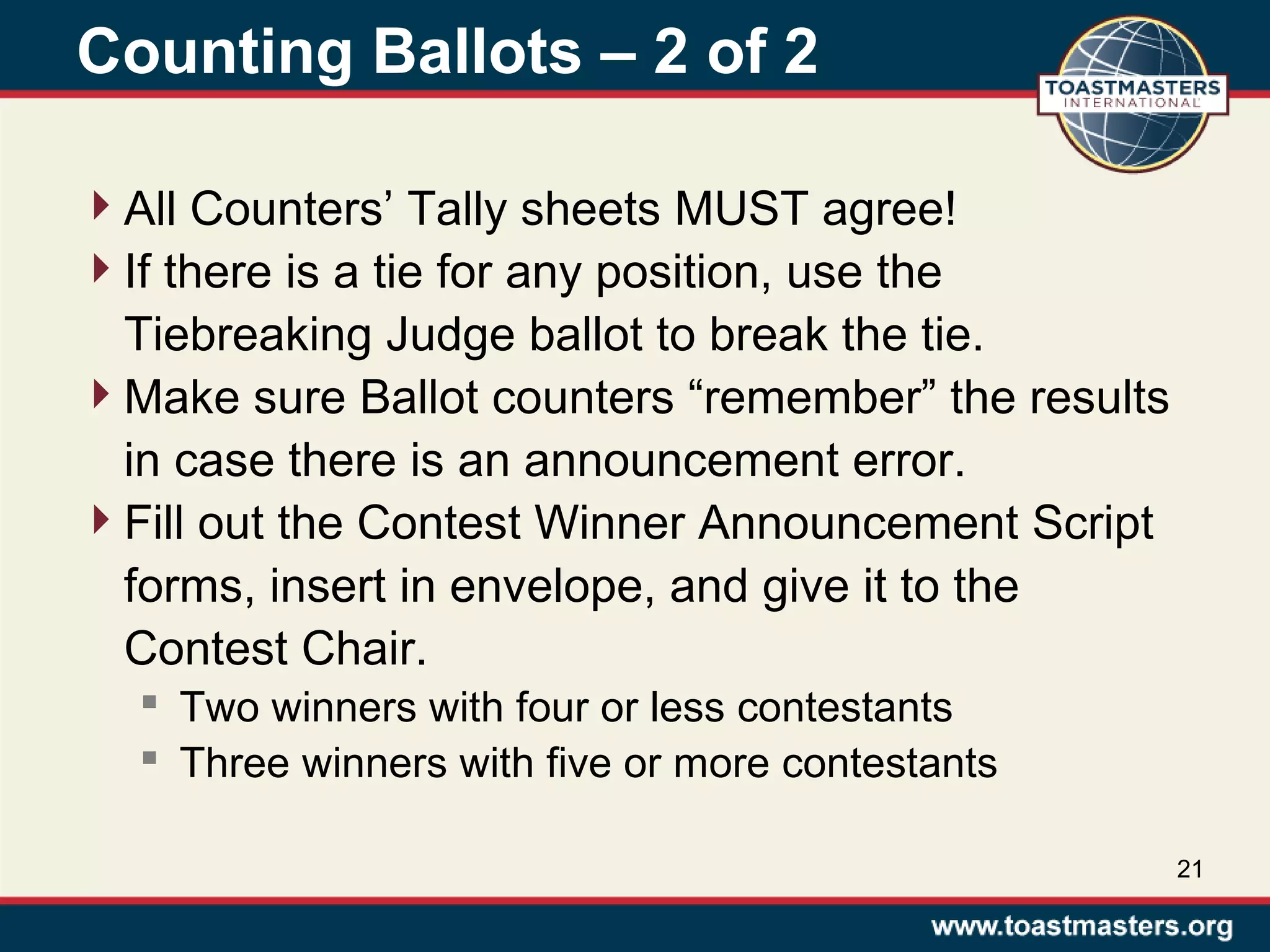 Chief judge training | PPT