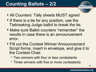 Chief judge training summer 2013 | PPT