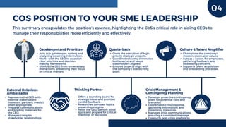 Use case for the Position of Chief of Staff | PDF | Business ...