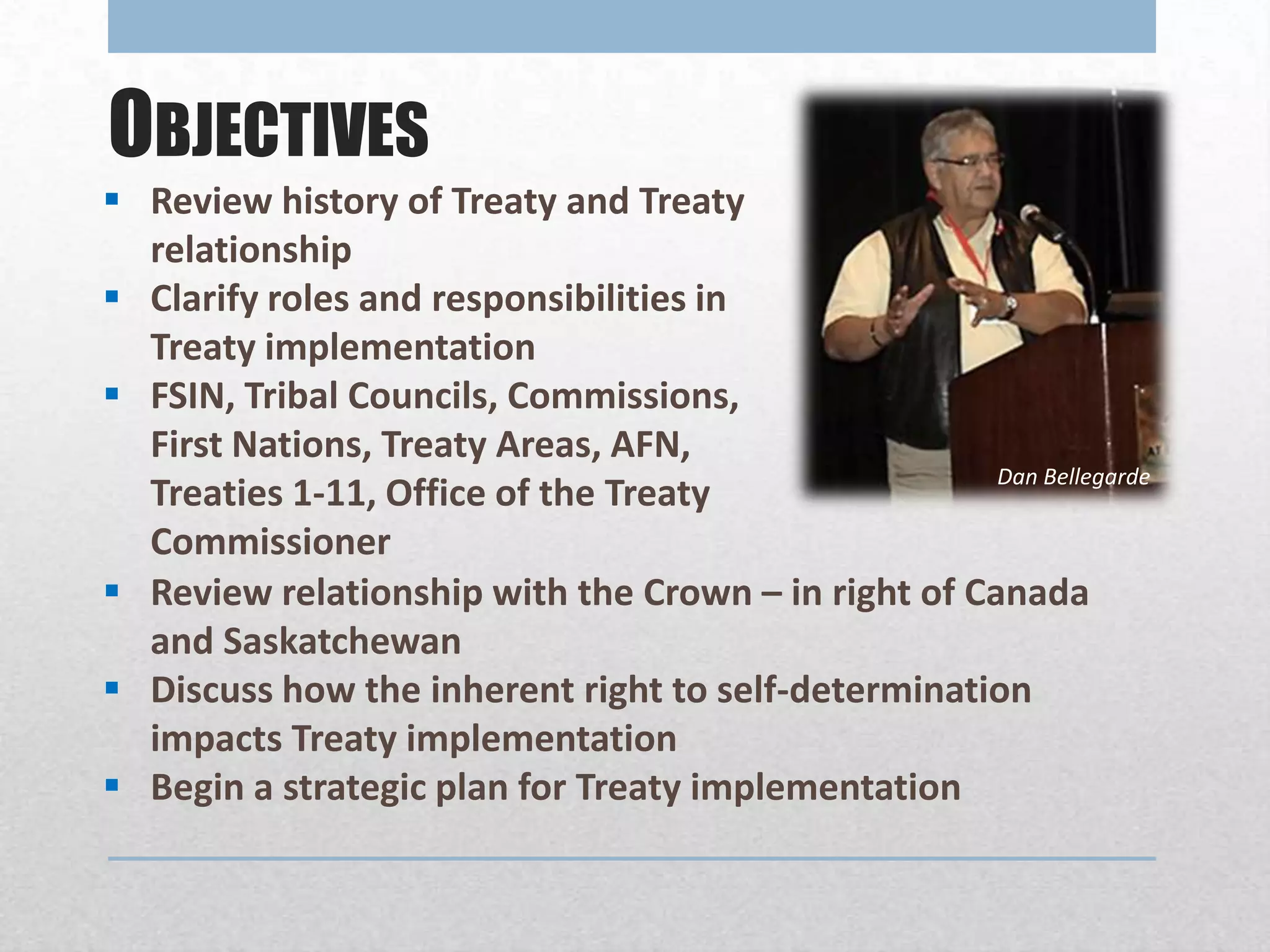 Chiefs forum pp trevised: a look at the Treaty relationship in Canada ...