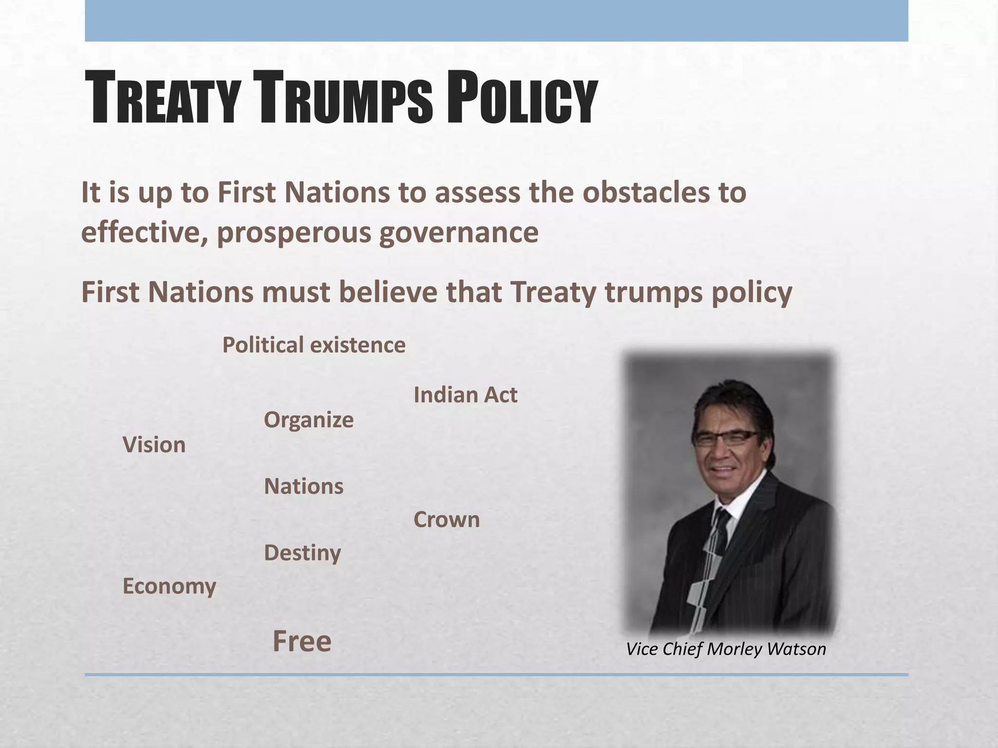 Chiefs forum pp trevised: a look at the Treaty relationship in Canada ...