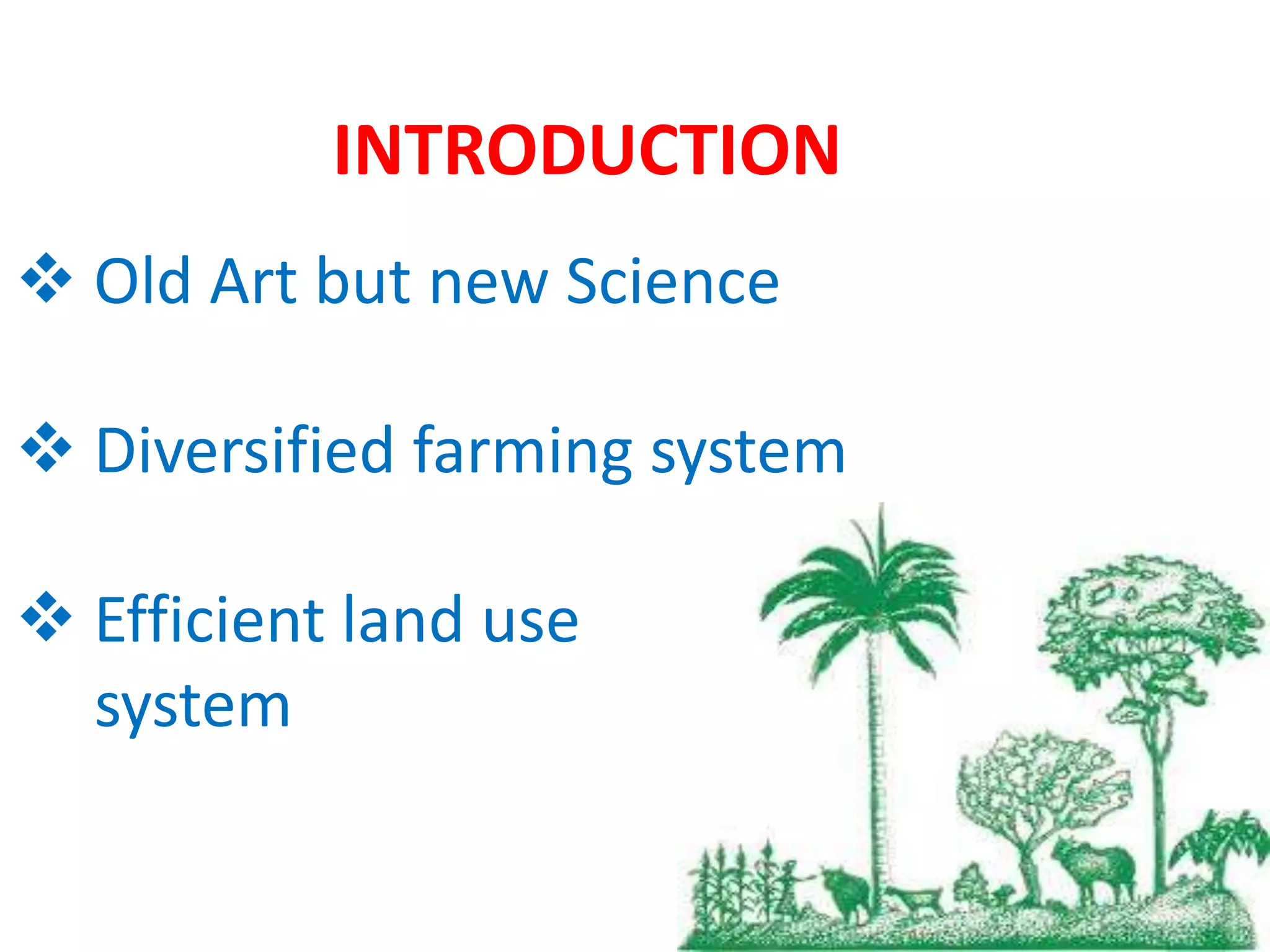 Role of agroforestry in augmenting crop productivity | PPTX