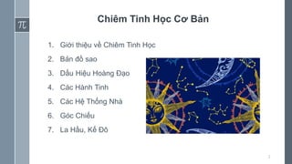 Chiêm Tinh Cơ Bản - Phần 1 | PPTX