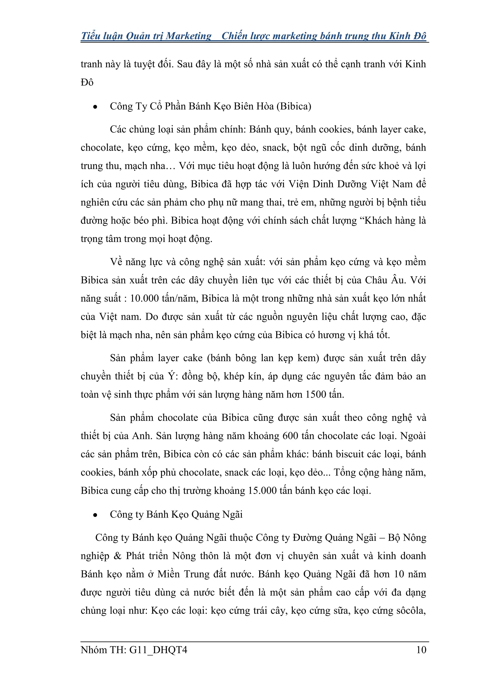 Chiến lược marketing bánh trung thu của tập đoàn Kinh Đô | DOCX