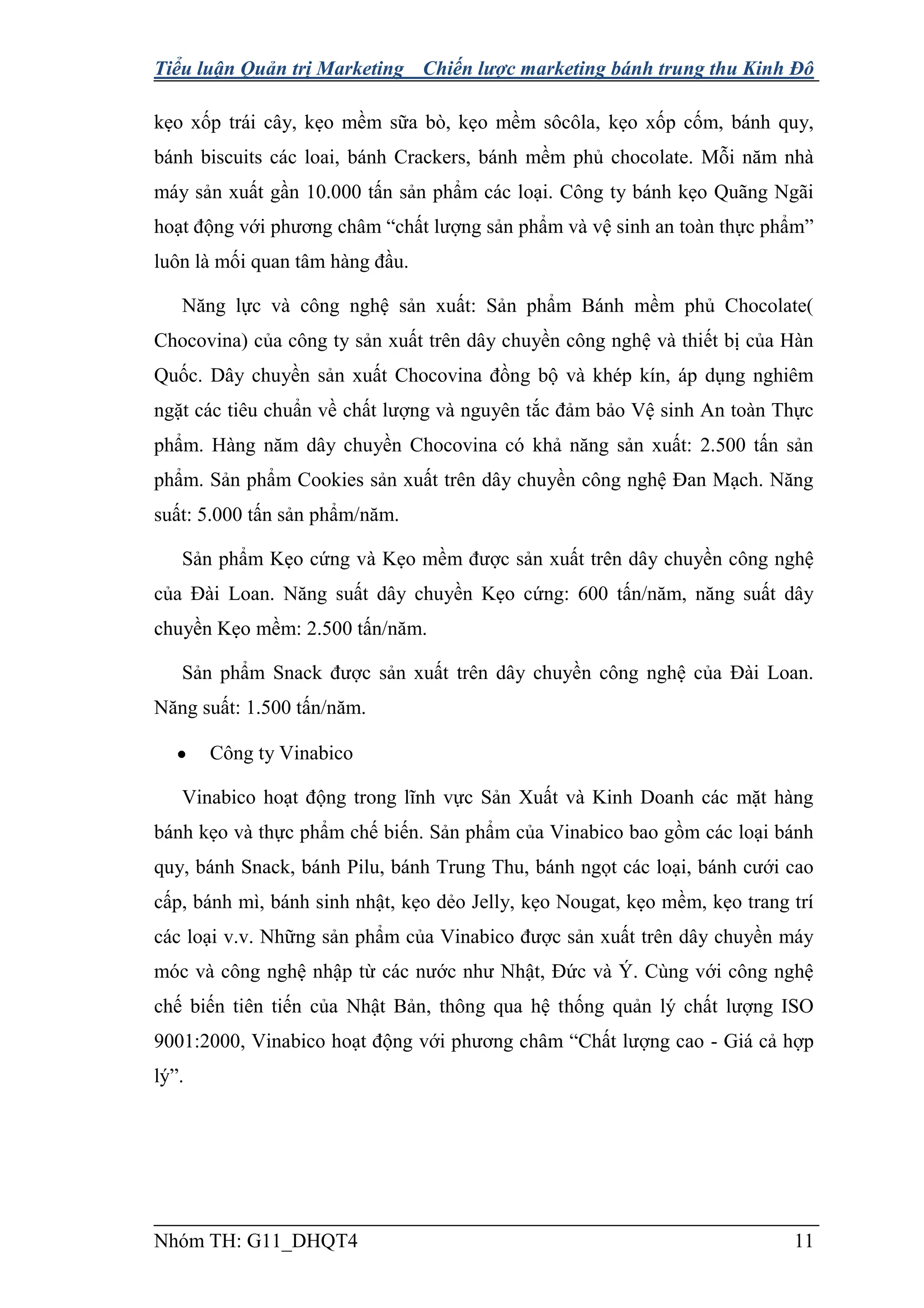 Chiến lược marketing bánh trung thu của tập đoàn Kinh Đô | DOCX