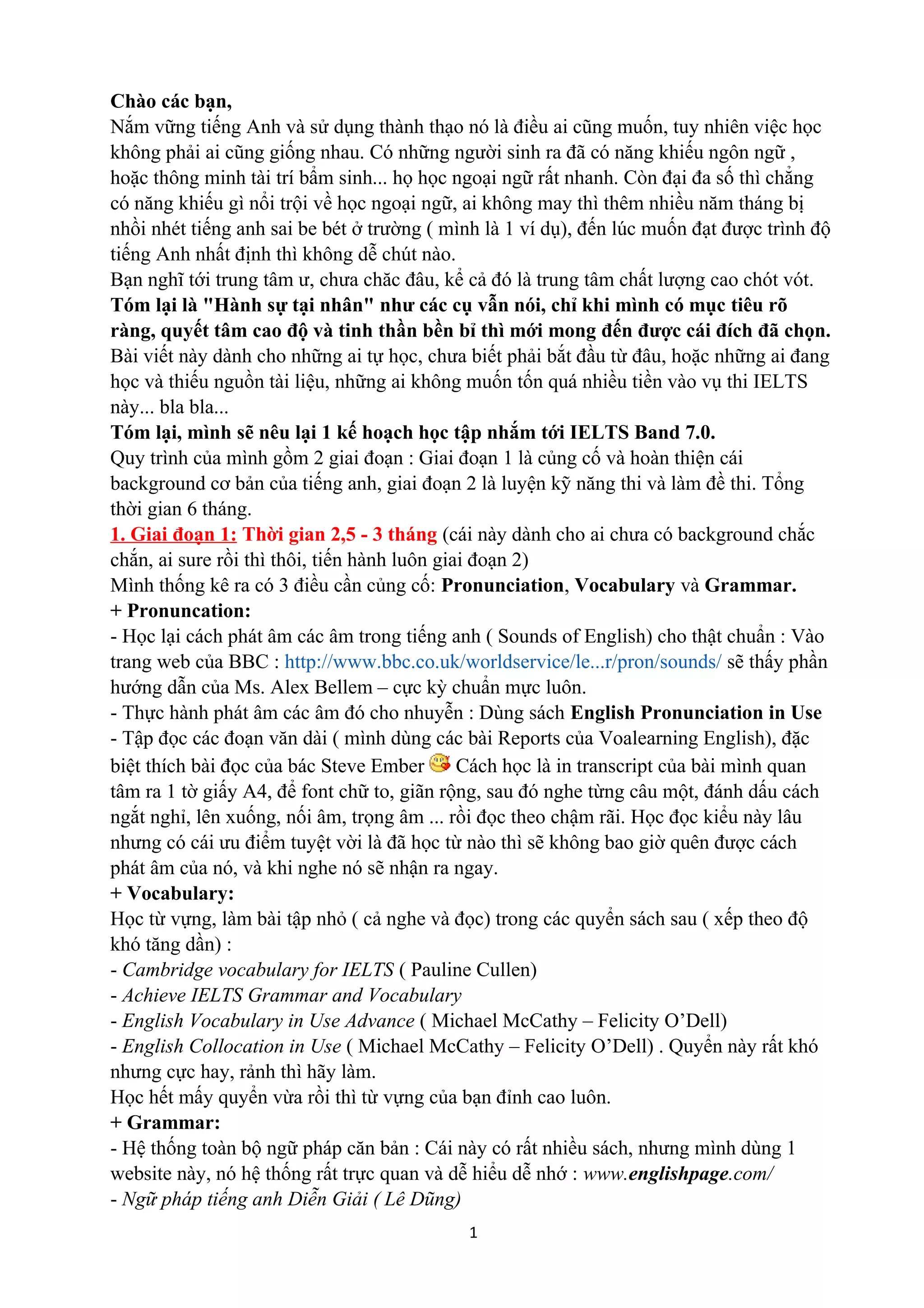 Chien luoc hoc ielts | DOC