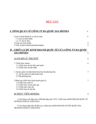 Chien luoc marketing quoc te honda | DOC