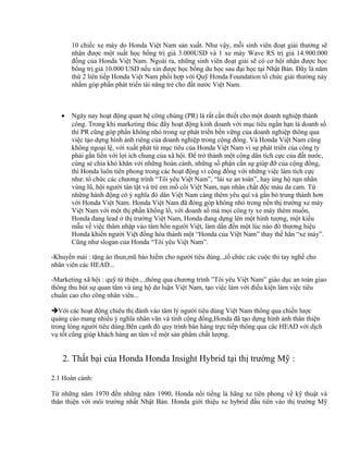 Chien luoc marketing quoc te honda | DOC