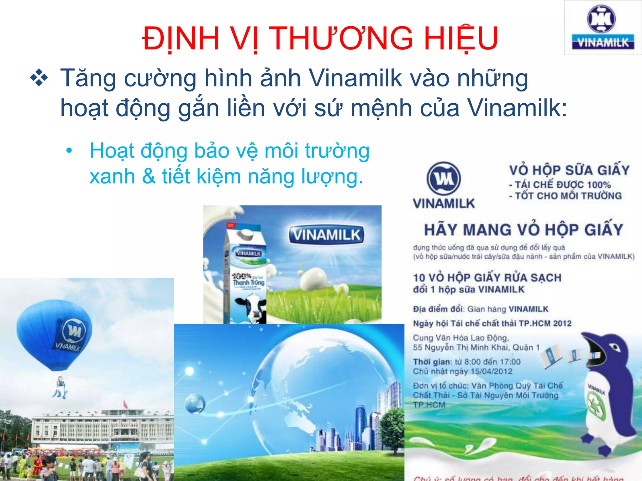 Chien luoc tiep thi, dinh vi thuong hieu & marketing mix vinamilk | PPTX