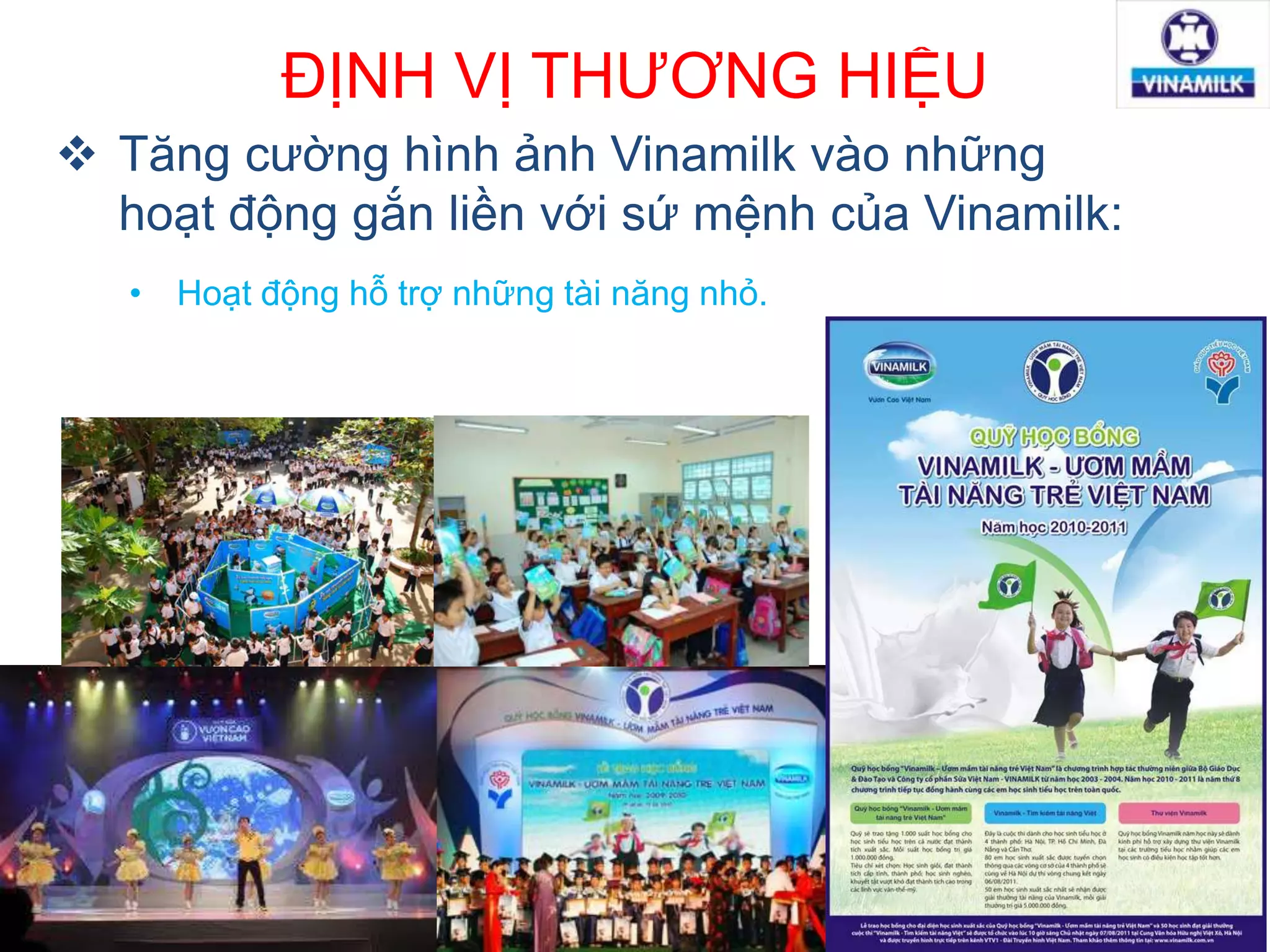 Chien luoc tiep thi, dinh vi thuong hieu & marketing mix vinamilk | PPTX