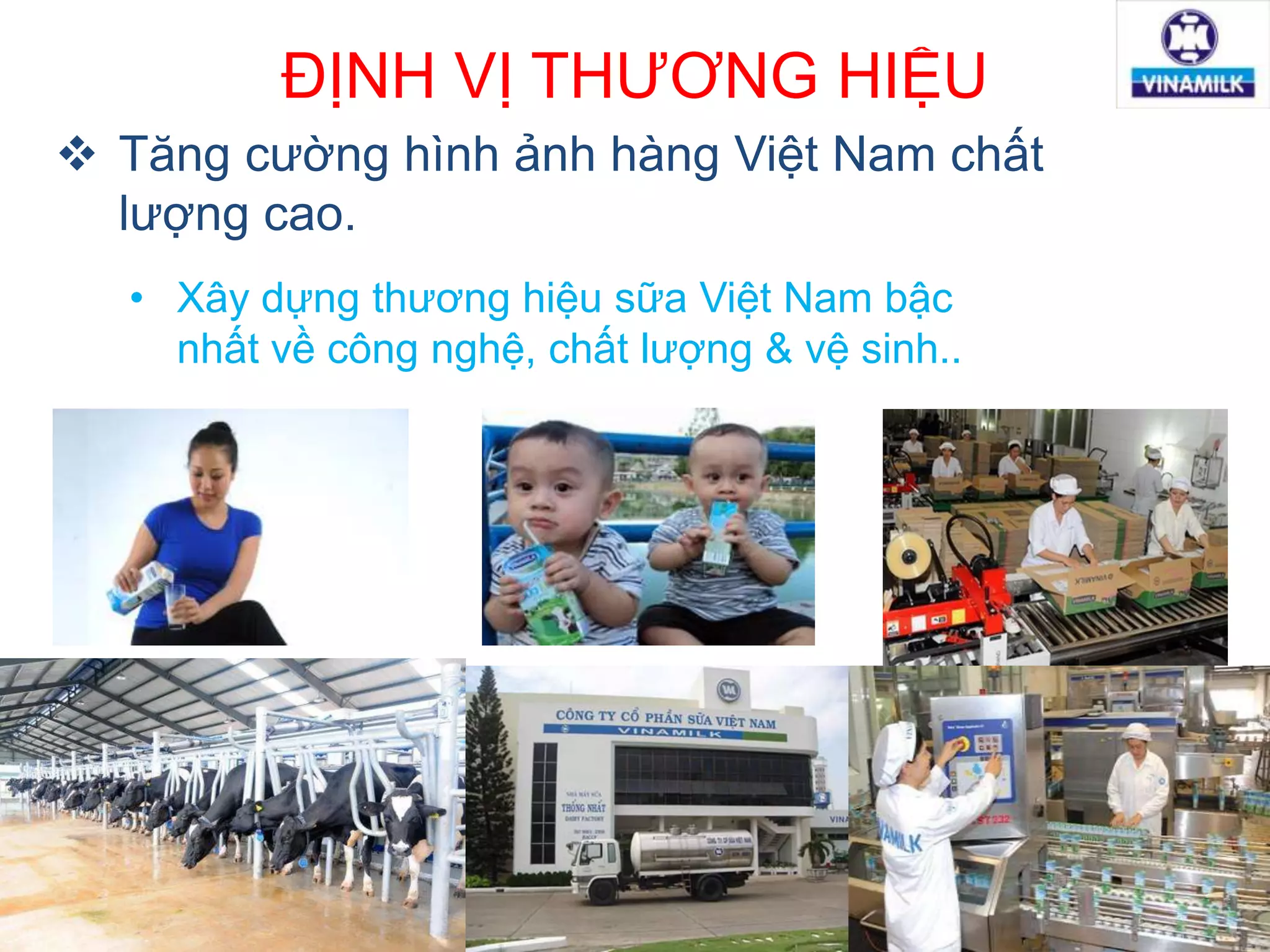 Chien luoc tiep thi, dinh vi thuong hieu & marketing mix vinamilk | PPTX