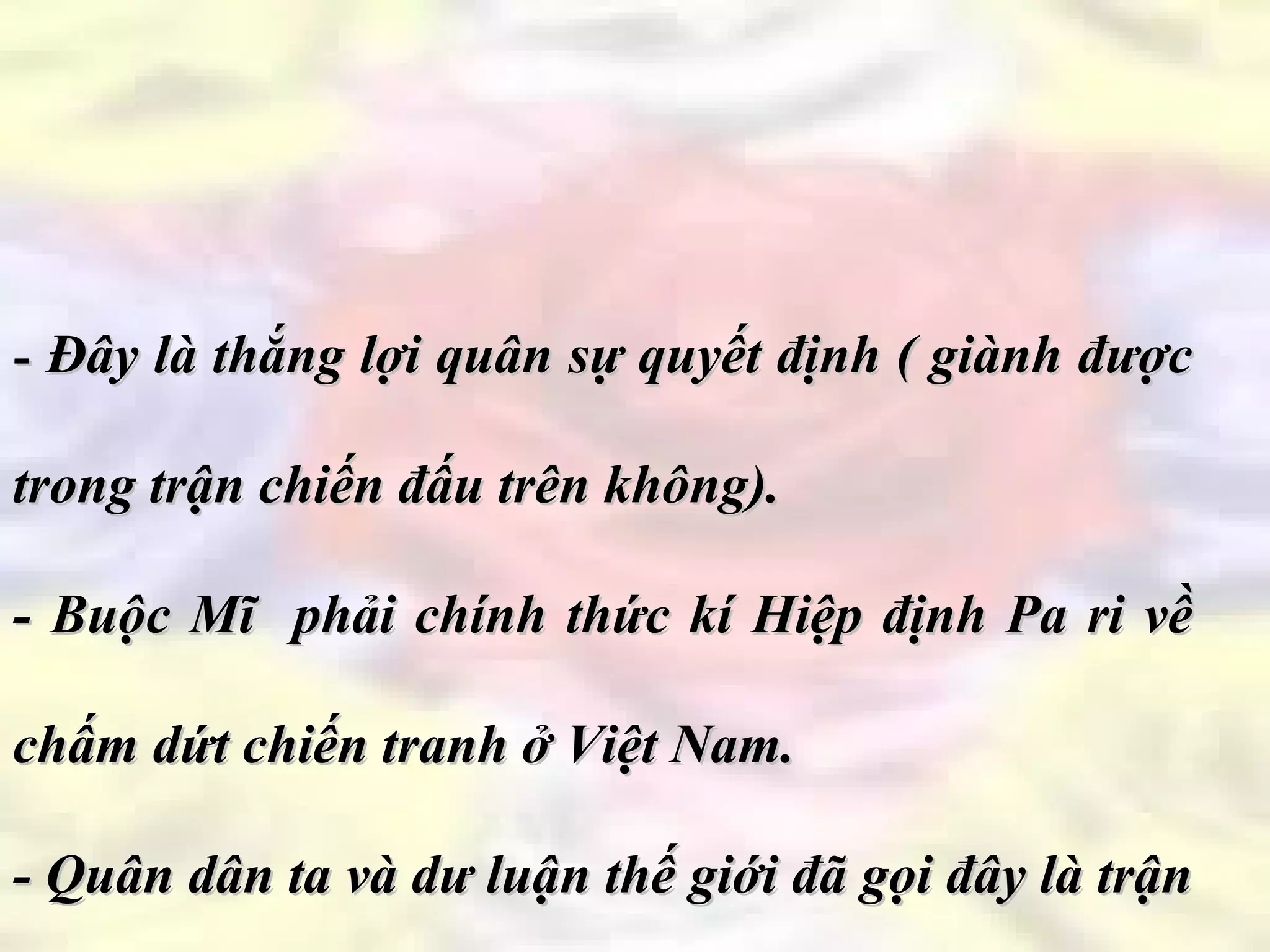 Chien thang dien bien phu tren khong | PPT