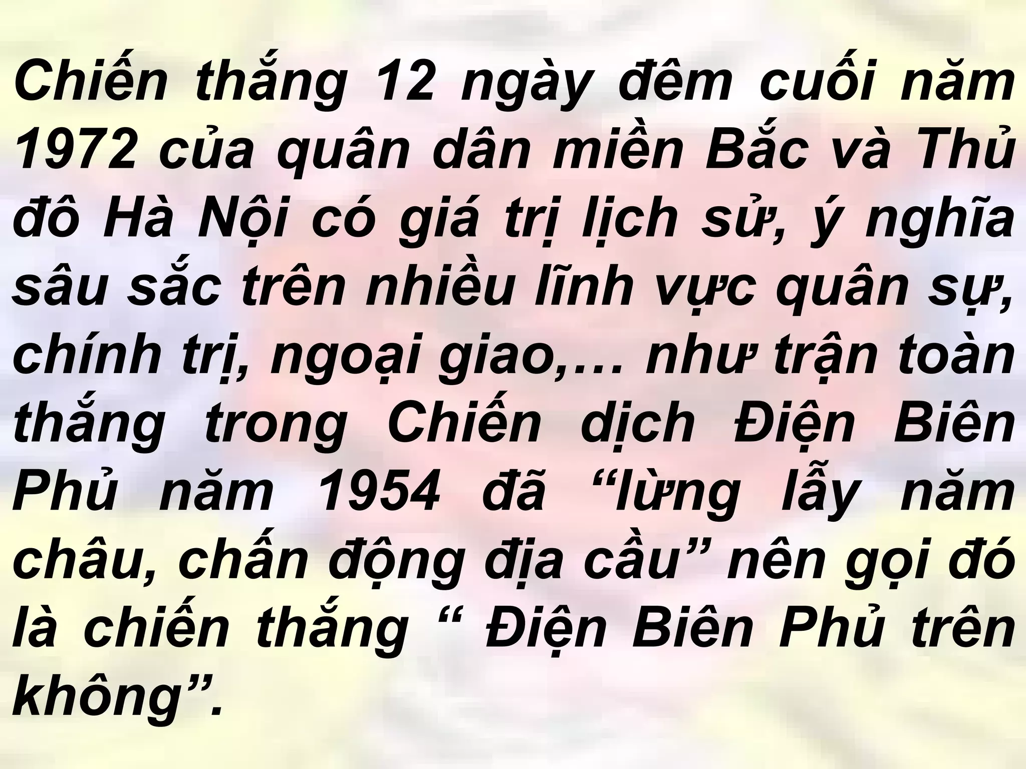 Chien thang dien bien phu tren khong | PPT