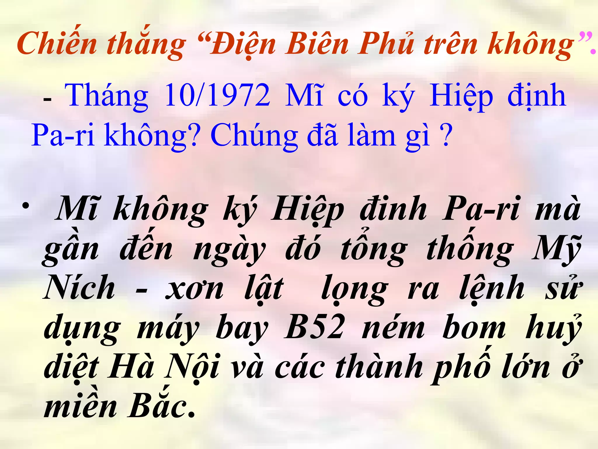 Chien thang dien bien phu tren khong | PPT
