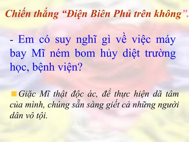Chien thang dien bien phu tren khong | PPT