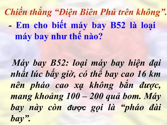 Chien thang dien bien phu tren khong | PPT