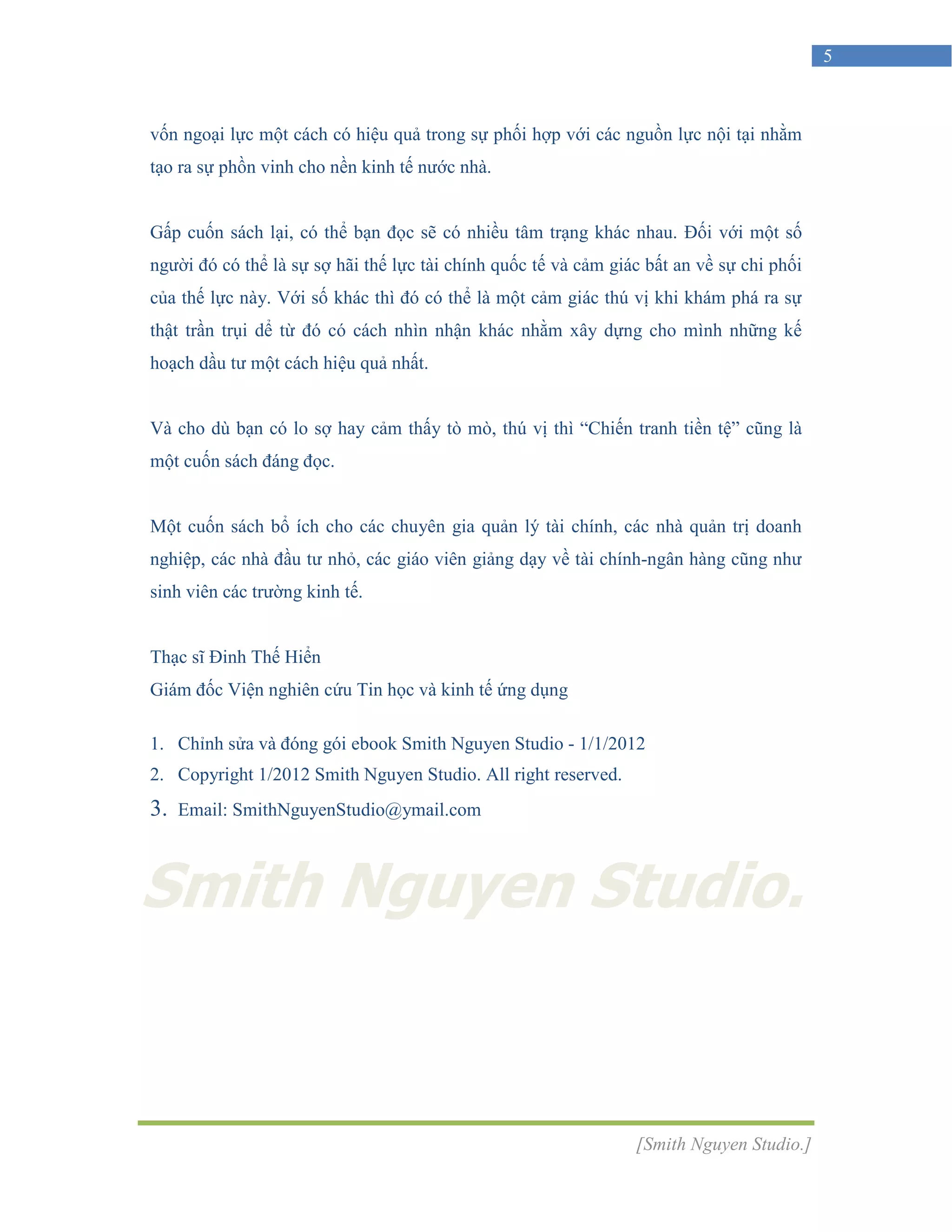 Currency War (Chien tranh tien te) James rickards | PDF