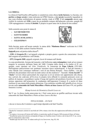 Chiesa di s.eusebio_all_esquilino_la_stor | PDF