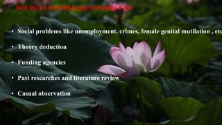 sources of research problem | PPTX