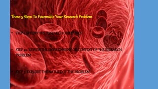 sources of research problem | PPTX