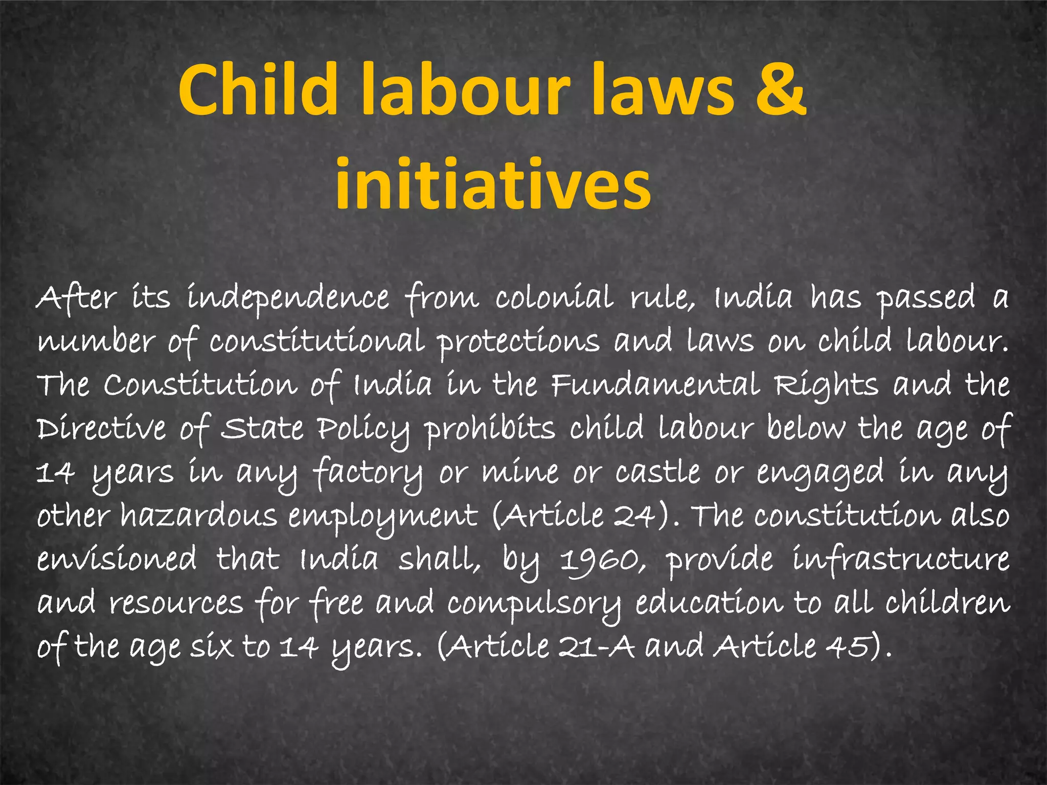 Child labour presentation | PPTX
