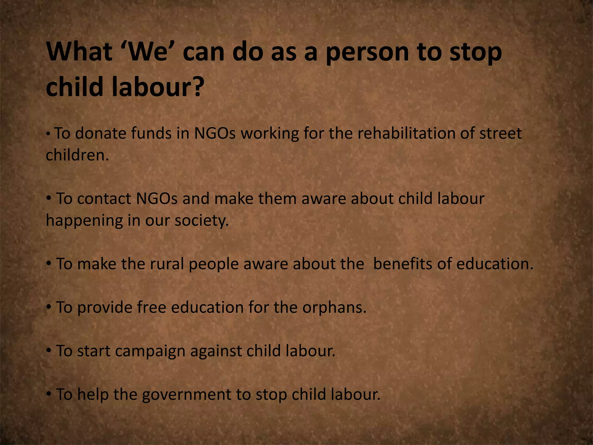 Child labour presentation | PPTX