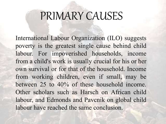 Child labour presentation | PPTX