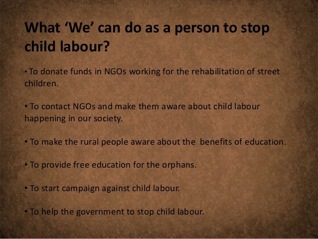 Child labour presentation