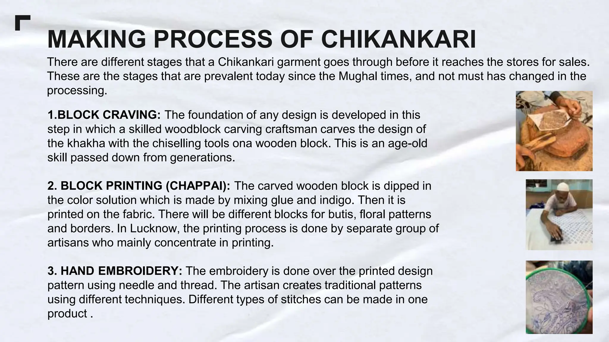 CHIKANKARI embroidery presentation .pptx
