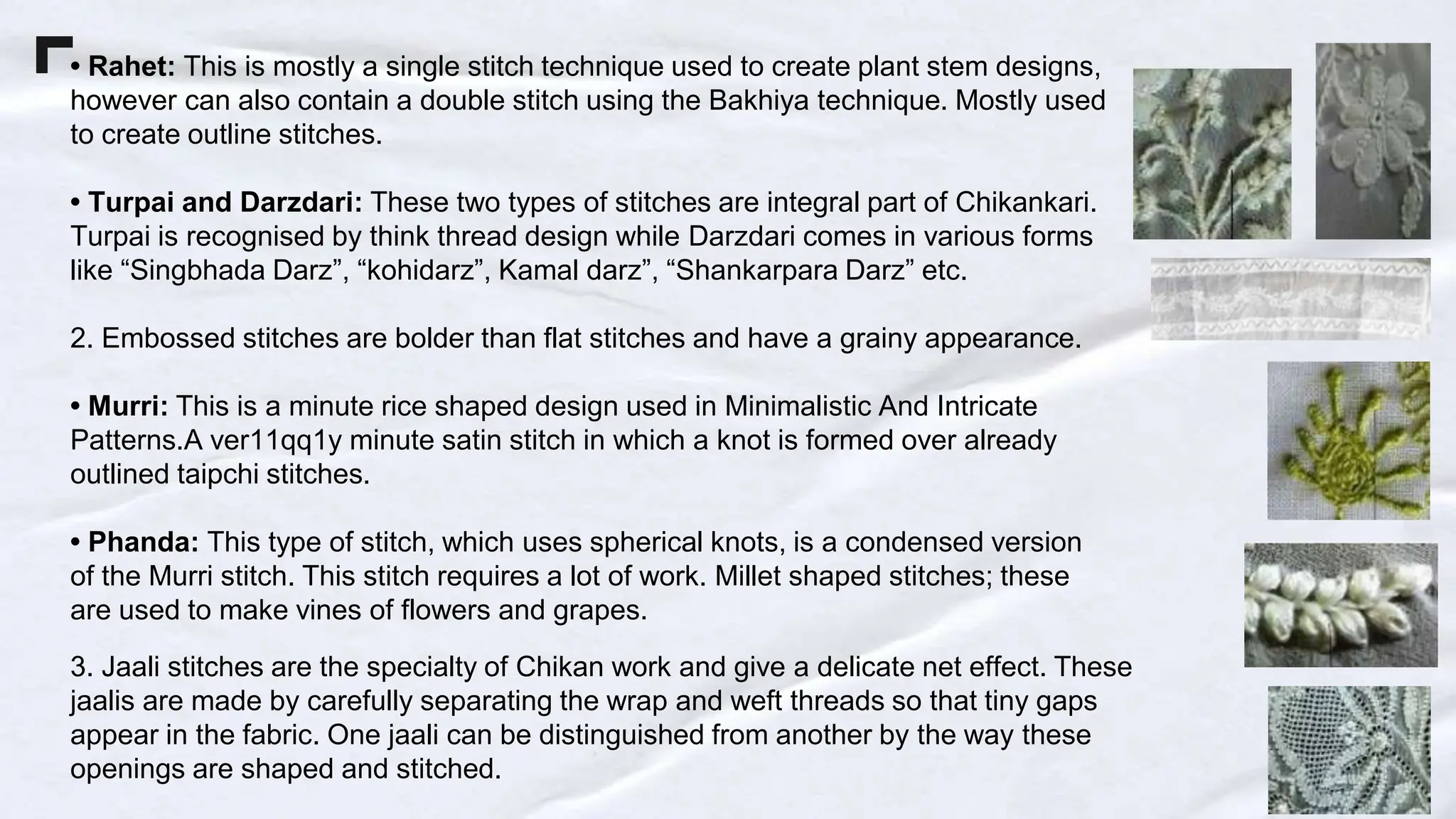CHIKANKARI embroidery presentation .pptx