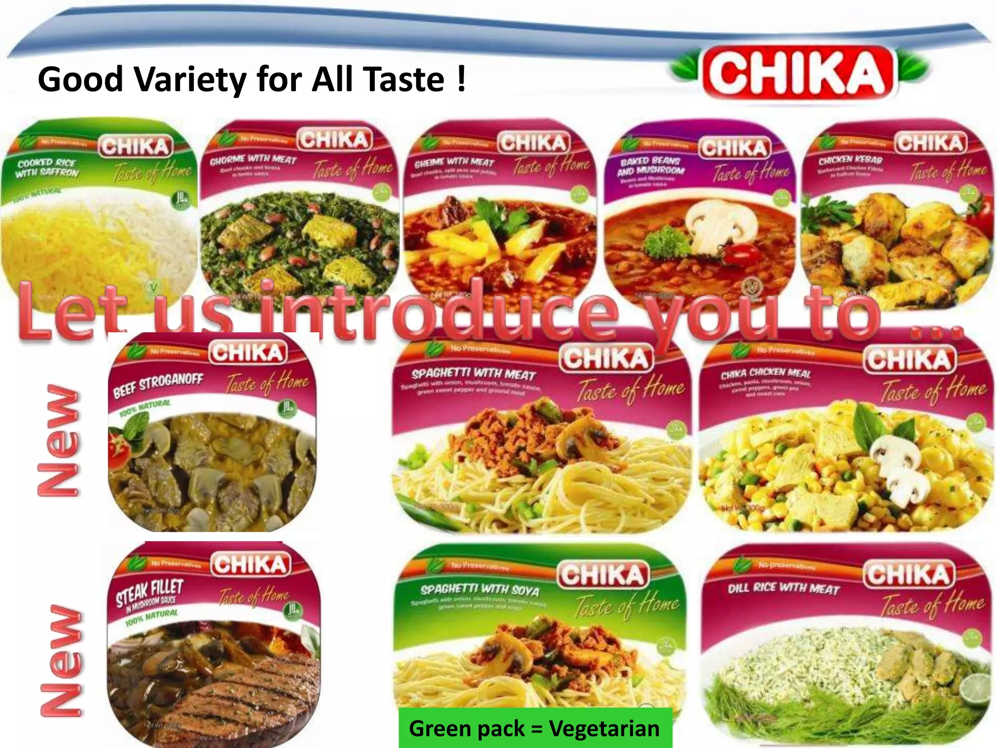 Chika Ready To Eat 2! | PPSX | Vegetarian Diets | Food & Drink