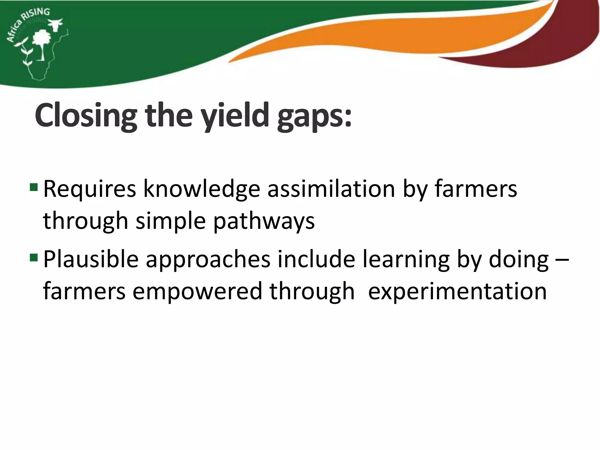 Sustainable Intensification through the doubled-up legume technology | PPTX