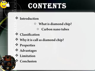 DIAMOND CHIP | PPT | Commodities | Economy