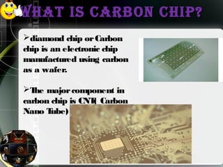 DIAMOND CHIP | PPT | Commodities | Economy
