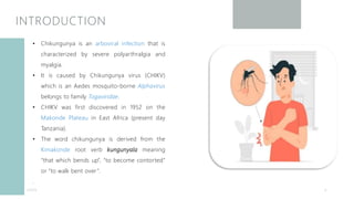 chikungunya disease and it's pathophysiology | PPTX