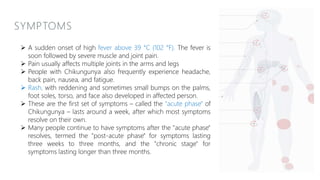 chikungunya disease and it's pathophysiology | PPTX