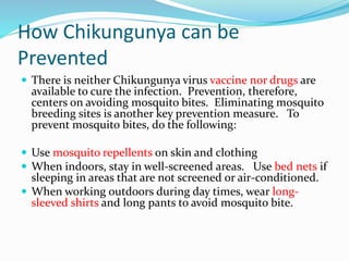 Chikungunya fever by capt sayeed | PPT