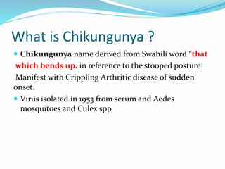 Chikungunya fever by capt sayeed | PPT