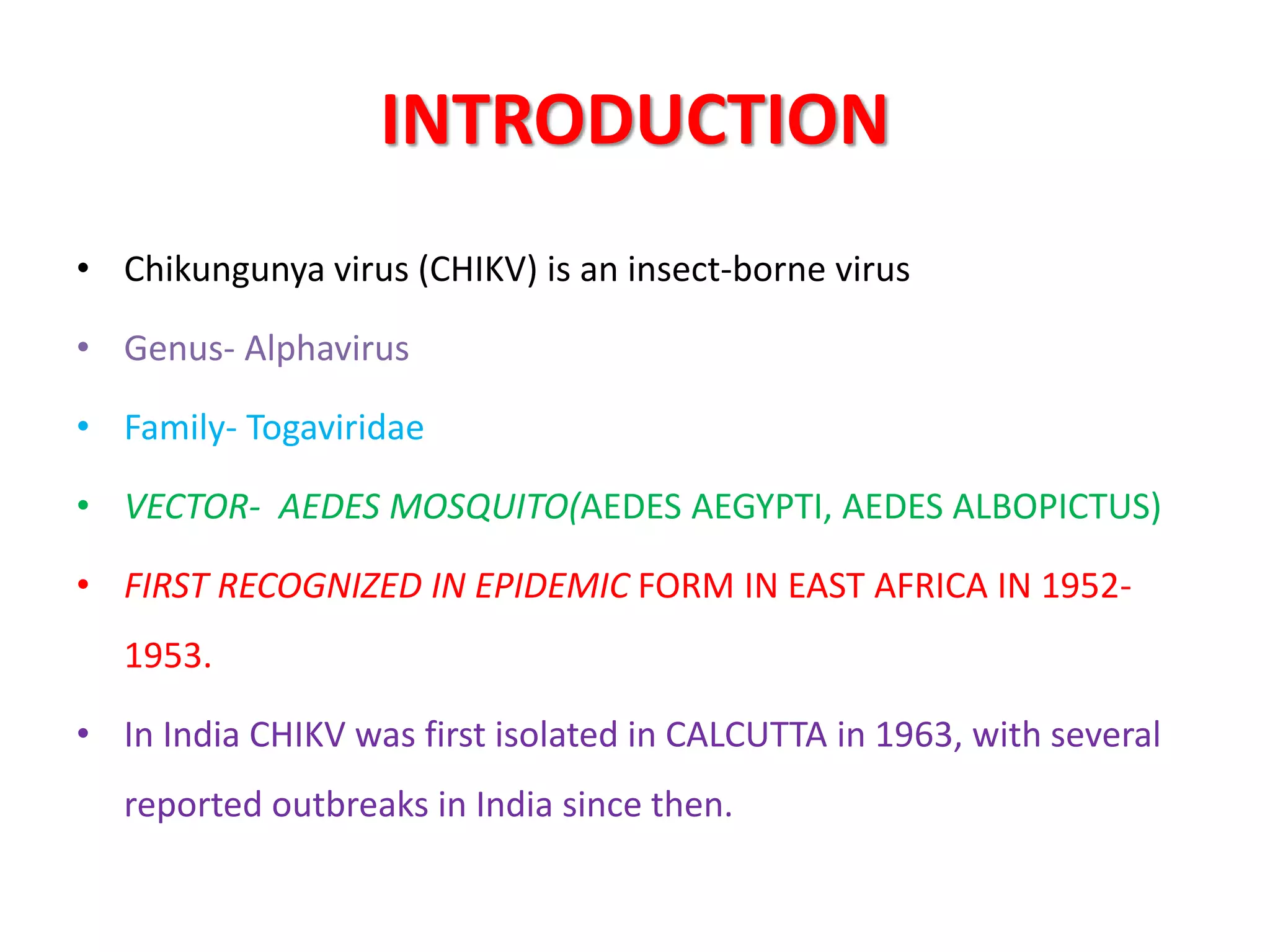 Chikungunya virus- the neurology | PPTX
