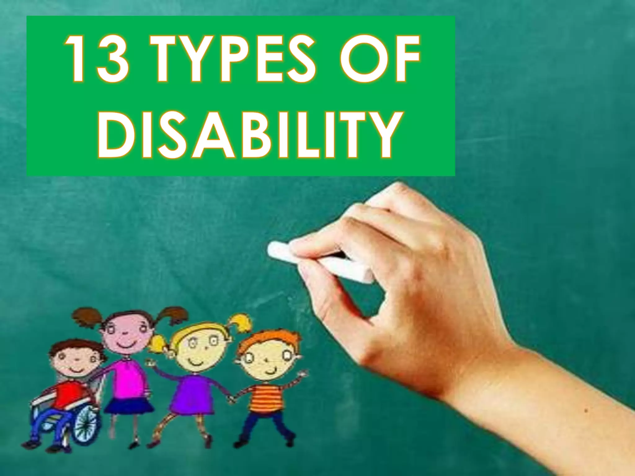Types of Disabilities | PPTX