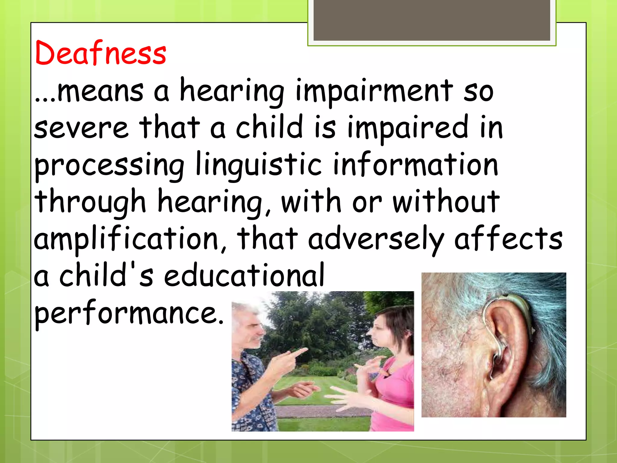 Types of Disabilities | PPTX