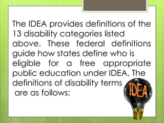 Types of Disabilities | PPTX