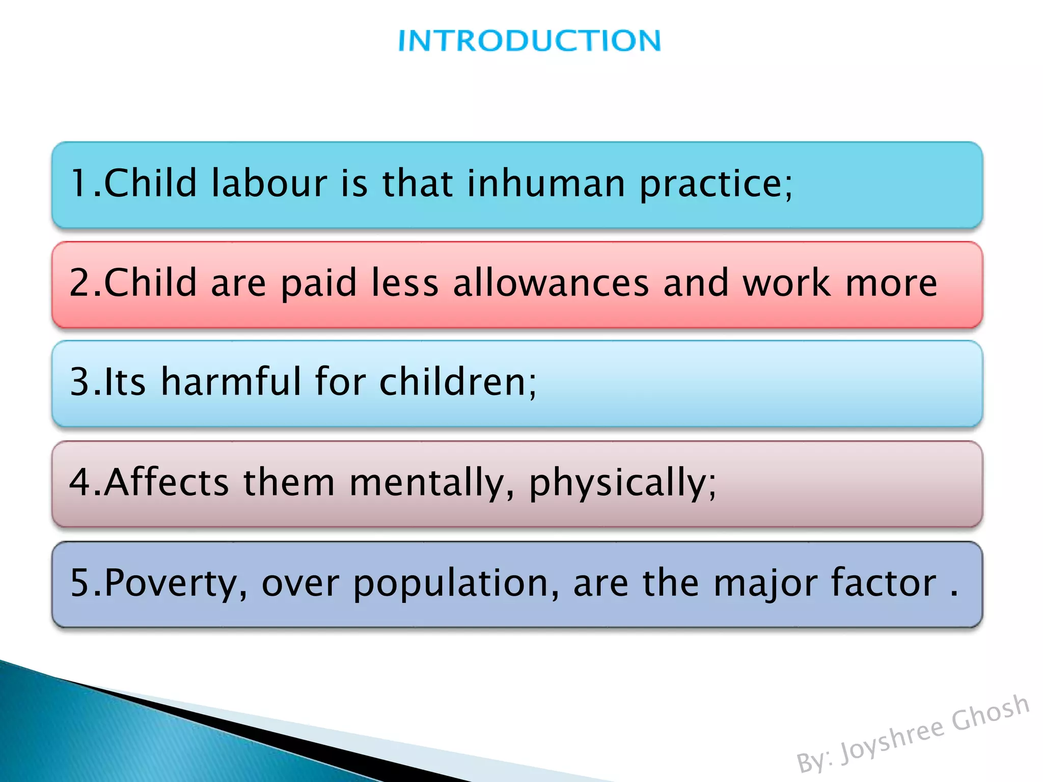 Child Labour in India- a Critical Analysis | PPSX