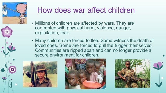 Child affected by war