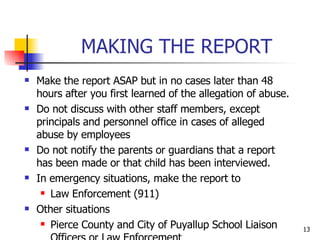 Child Abuse Report Training | PPT