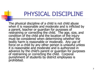 Child Abuse Report Training | PPT