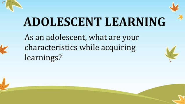 CHILD-ADOLESCENT-AND-ADULT-LEARNING_1.pptx | Parenting Teens | Parenting