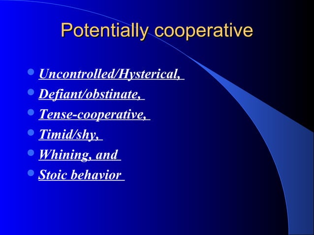 Child behavior management TECHNIQUES | PPT