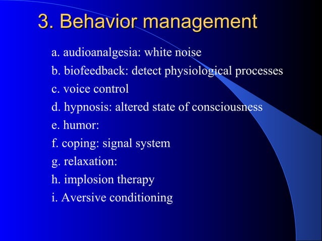 Child behavior management TECHNIQUES | PPT