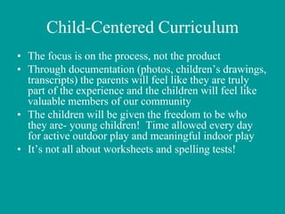 Child centered curr ppt. | PPT